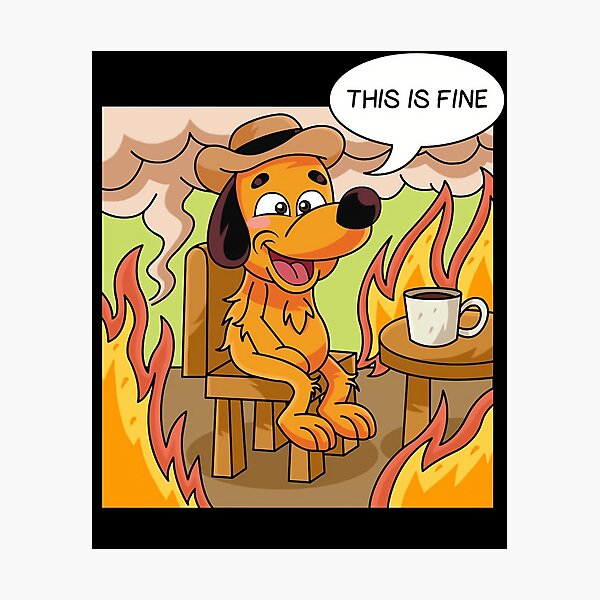 "Beautiful Model This Is Fine Meme Awesome For Movie Fans" Photographic ...