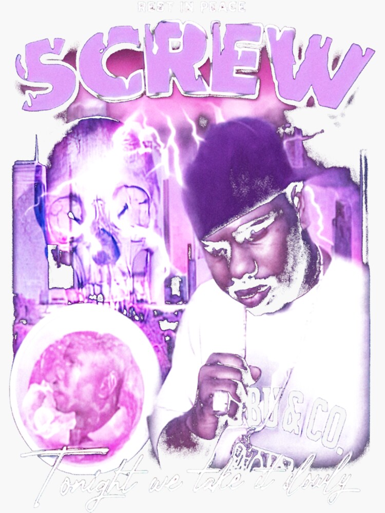 "DJ Screw " Sticker by BootlegVintage9 | Redbubble