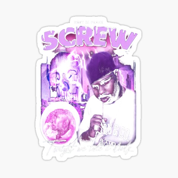 "DJ Screw " Sticker by BootlegVintage9 | Redbubble