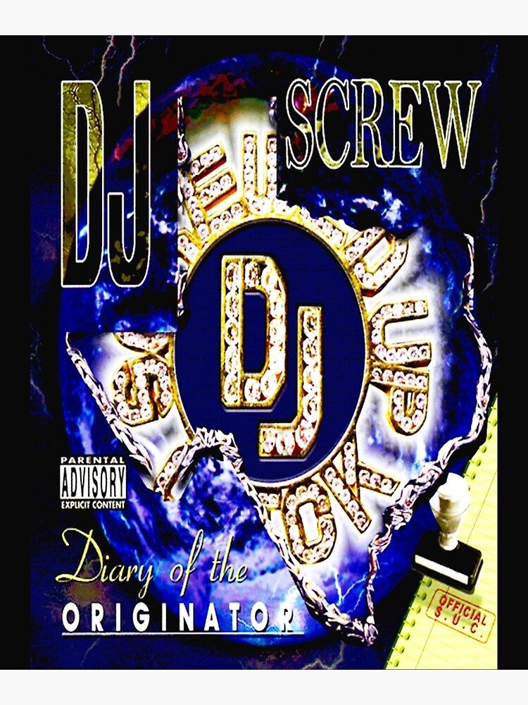 "Dj Screw " Poster for Sale by BootlegVintage9 | Redbubble