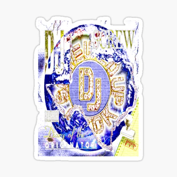 "Dj Screw " Sticker by BootlegVintage9 | Redbubble