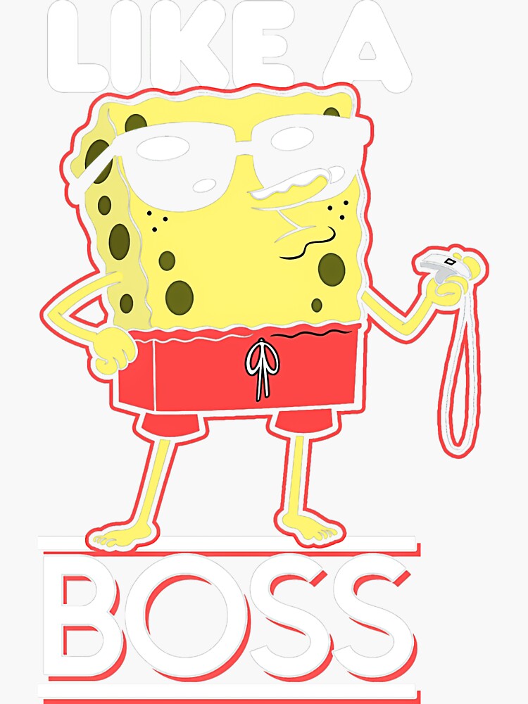 "Nickelodeon boss" Sticker by ieamorne | Redbubble