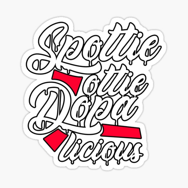 "Spottie Ottie Dopalicious " Sticker by 90sTeArtStudio9 | Redbubble