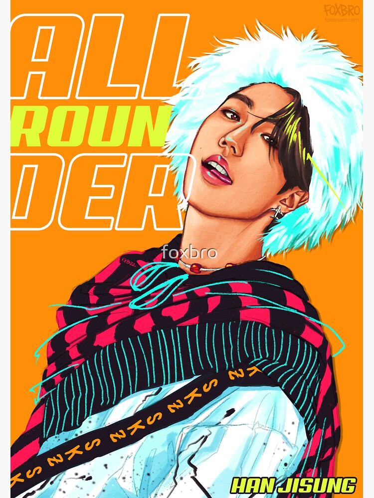 "ALL ROUNDER" Sticker for Sale by foxbro | Redbubble