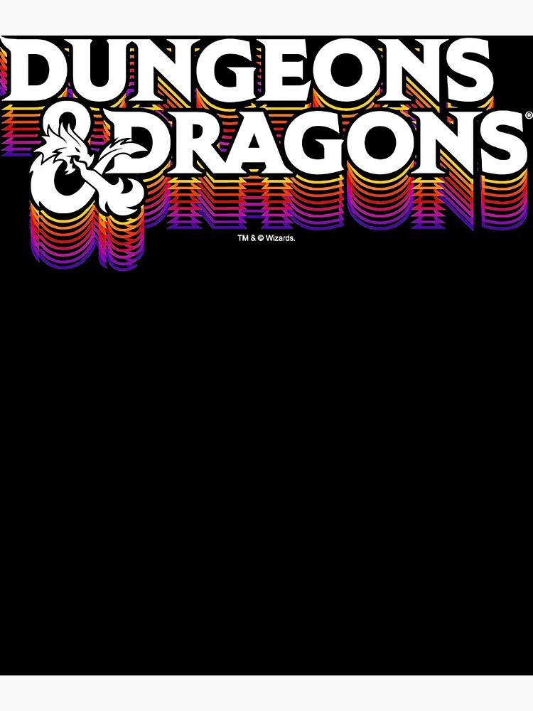 "Dungeons & Dragons classic logo" Poster for Sale by aloubabe | Redbubble