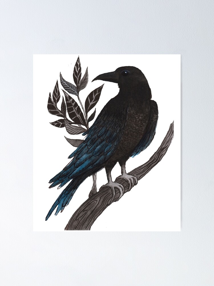 "Corbeau" Poster for Sale by KarlWetzel | Redbubble