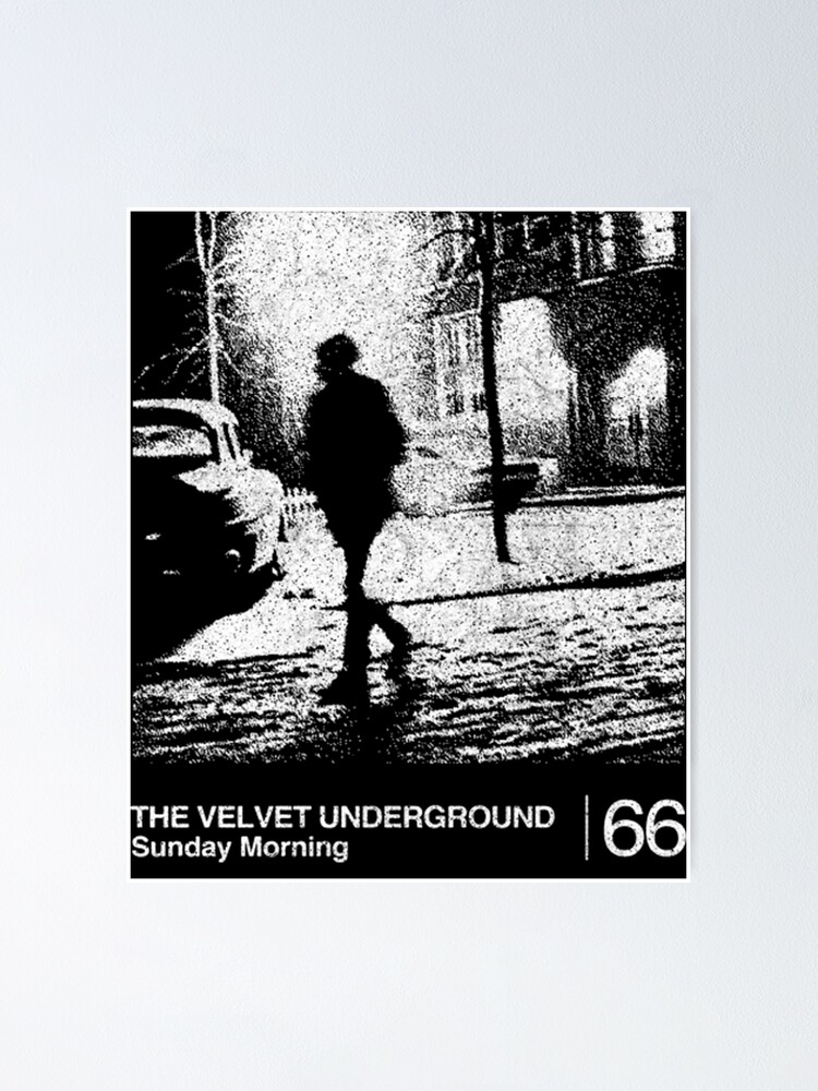 "Sunday Morning The Velvet Underground Minimalist Graphic Artwork ...