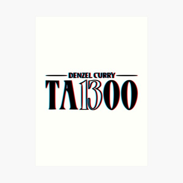 Lámina artística «Logotipo del álbum Taboo Denzel Curry modelo 3d» de ...