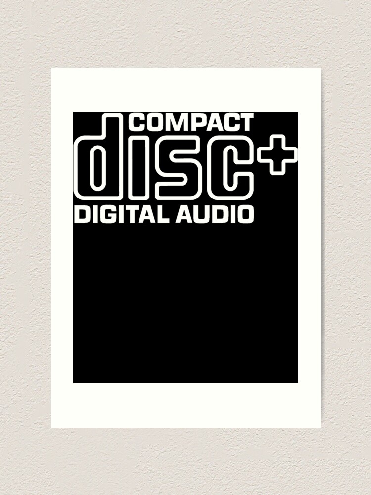 "Compact Disc logo" Art Print for Sale by AzalayaTakaha | Redbubble