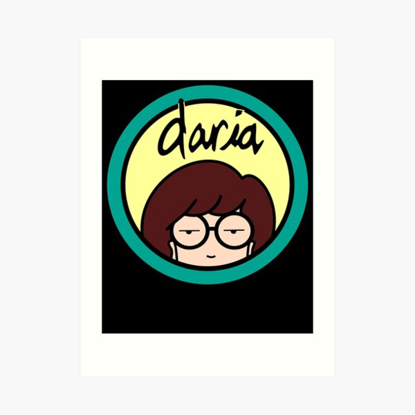 "Daria Logo" Art Print for Sale by SkylinnMaggiq | Redbubble
