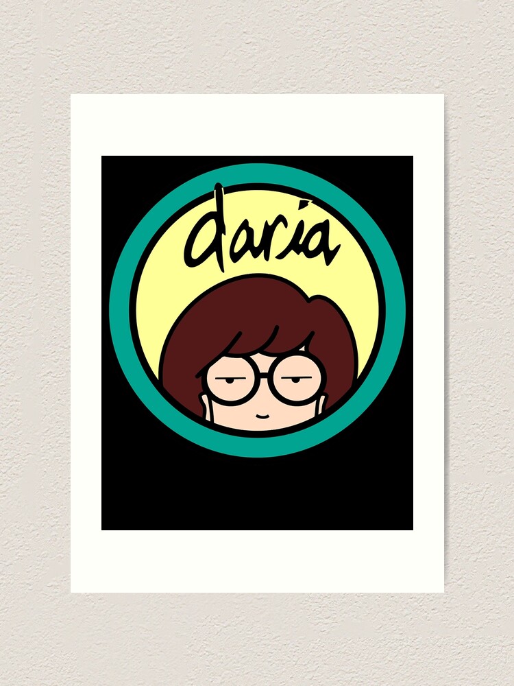 "Daria Logo" Art Print for Sale by SkylinnMaggiq | Redbubble
