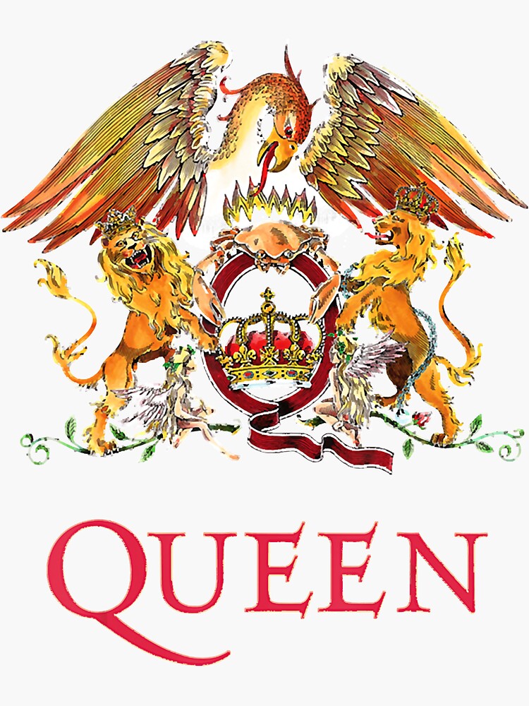 Pegatina «Camiseta con escudo clásico oficial de Queen Essential» de ...