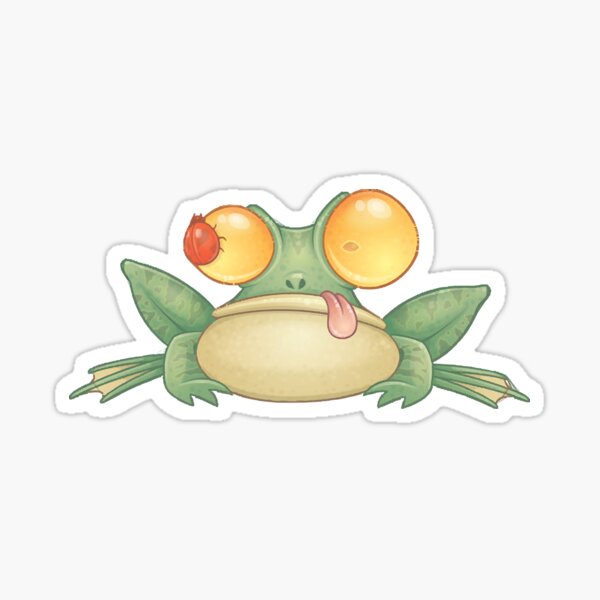"Swamp Snack " Sticker by JillGutier3905 | Redbubble