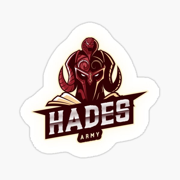"Hades Army Mythology" Sticker by ryan-mason | Redbubble