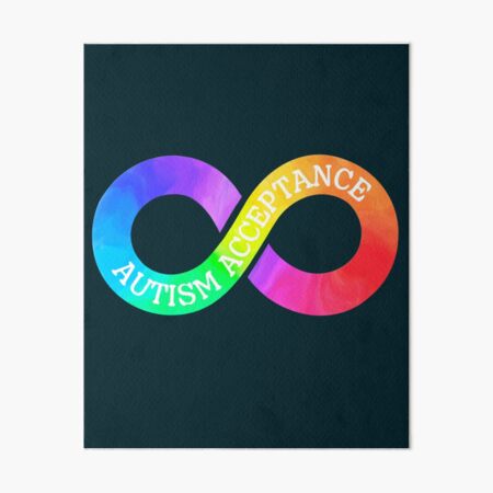 "Autism Acceptance Infinity Symbol " Art Board Print by LauerTeresa75 ...