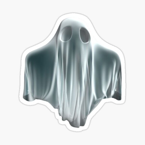 "funny ghost 3d" Sticker by KROKOTON | Redbubble