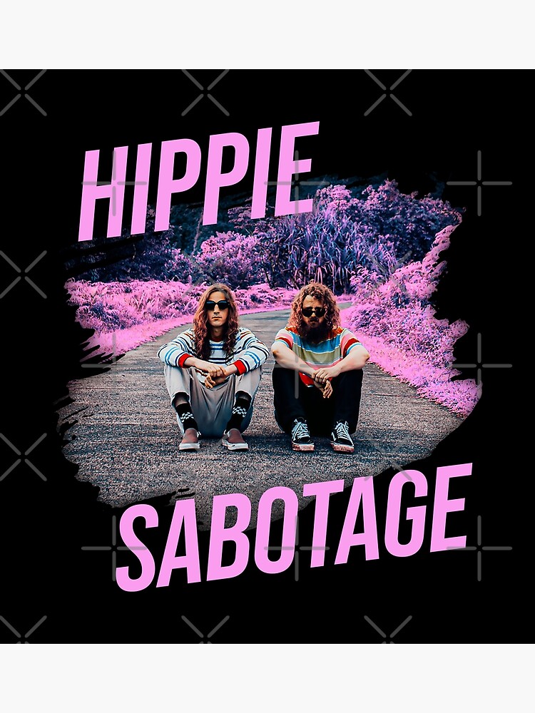 "Hippie Sabotage Aesthetic Style Photo With Text" Art Print for Sale by ...