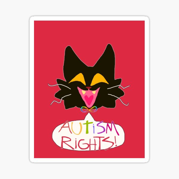 Pegatina «¡Autisticat dice los derechos del autismo! Gráfico» de ...