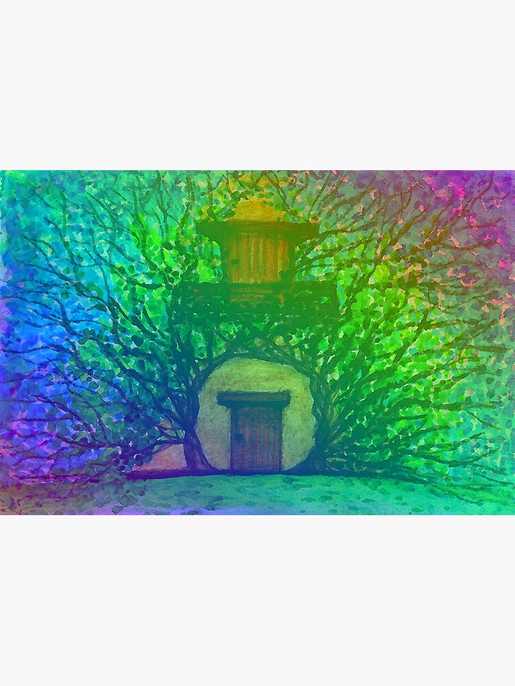 "Magical Entrance gate hidden under magical Rainbow tree, do not go ...