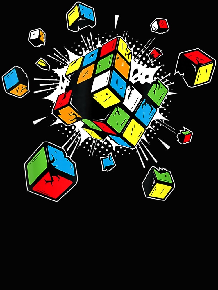 Rubiks Cube Demolition Art Prints for Sale | Redbubble