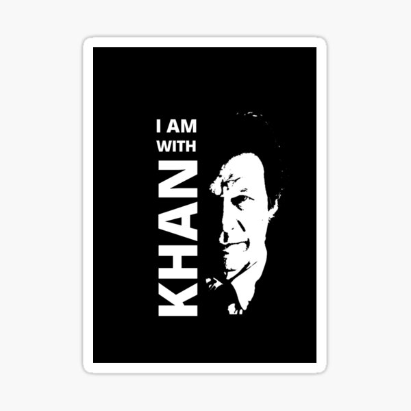"I Am Imran Khan" Sticker for Sale by Trendi-Design | Redbubble