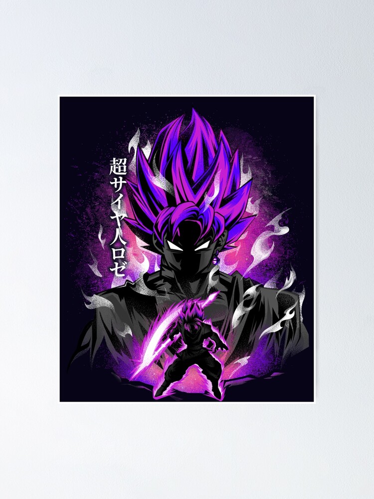 "Dragon Ball Z Super Rose Power" Poster for Sale by DestinyKihn | Redbubble
