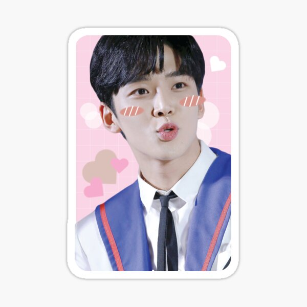 "SF9 Blush Rowoon" Sticker by CrownMaru | Redbubble