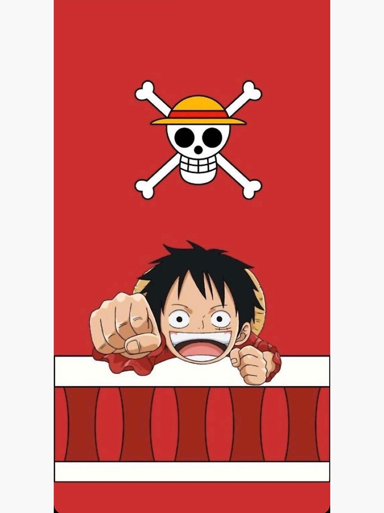 "One Piece - Mini Luffy" Sticker by Ouhwe | Redbubble