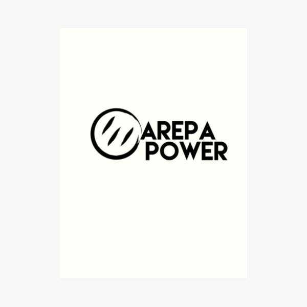 "Arepa power." Art Print for Sale by ofaltor | Redbubble