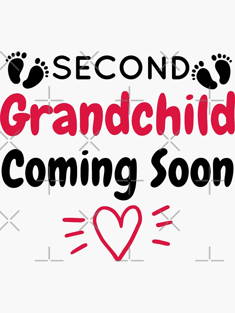 "Cute Baby Announcement: Second Grandchild Coming Soon, Grandchild ...