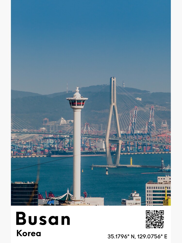 "Busan City" Sticker for Sale by 2rose | Redbubble
