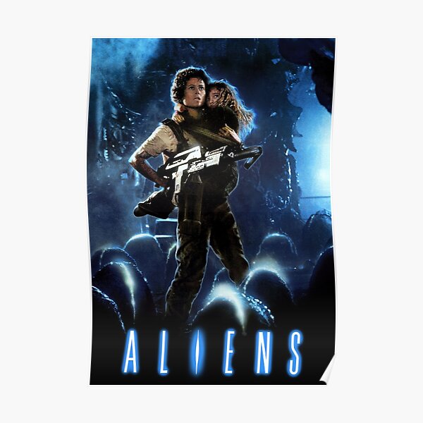 "Aliens (1986)" Poster for Sale by AlienFanArt | Redbubble