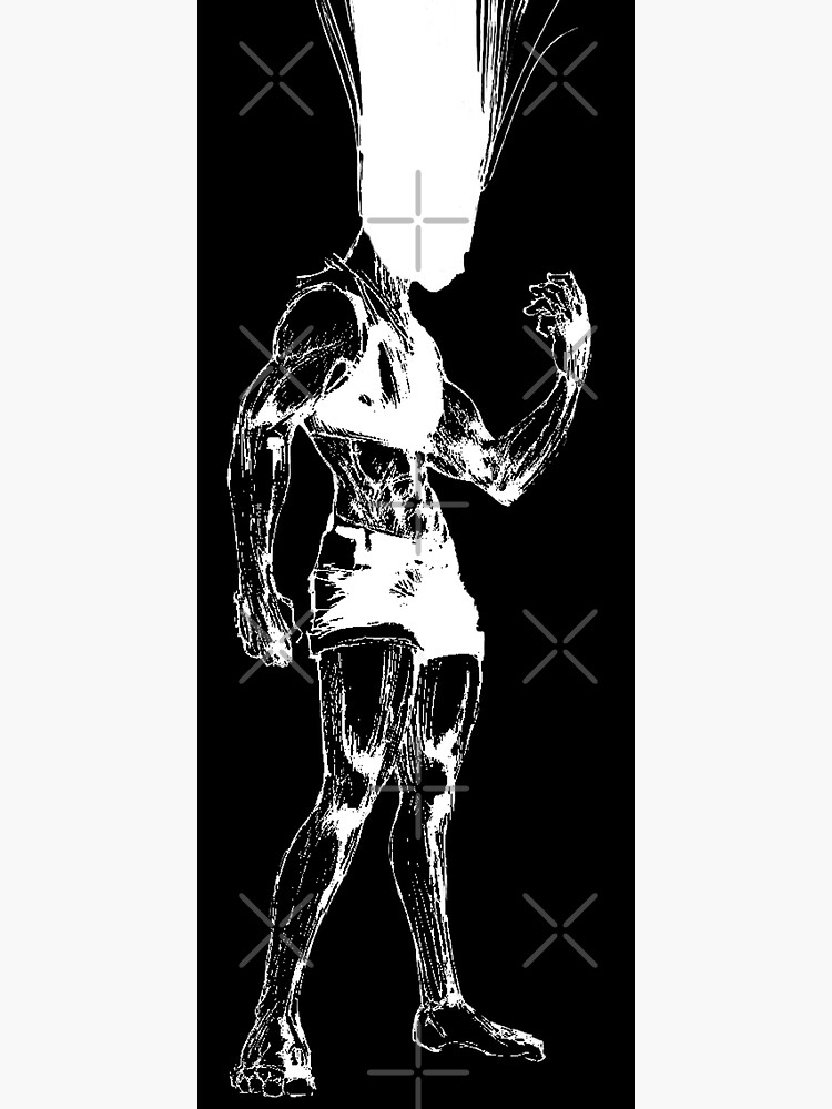 "anime rage -anime white hair" Poster for Sale by dr-black | Redbubble