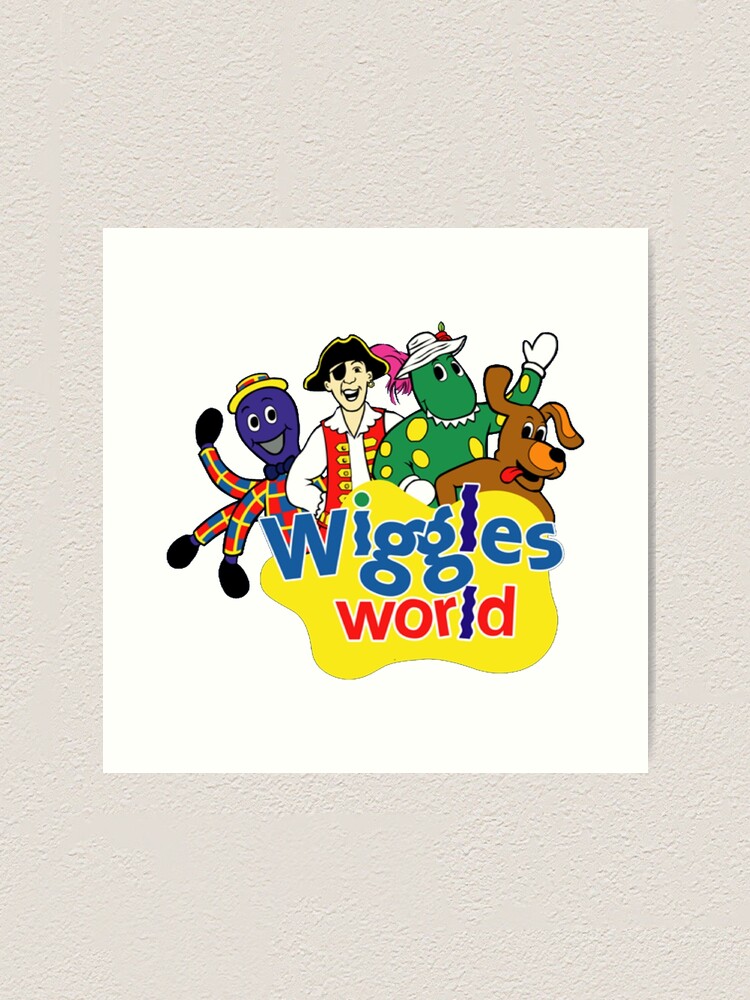 "The wiggles - Wiggles world" Art Print for Sale by maduri | Redbubble