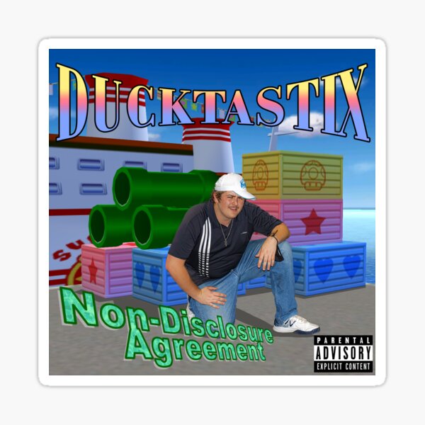 "Non-Disclosure Agreement" Sticker by DuckTastix | Redbubble