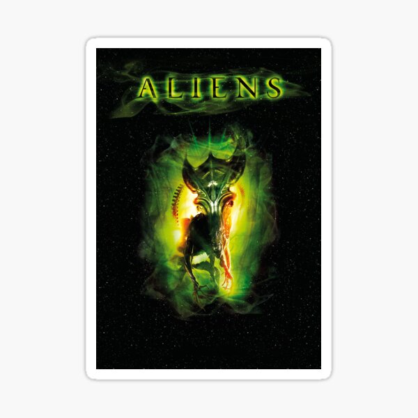 "Aliens (1986)" Sticker by AlienFanArt | Redbubble