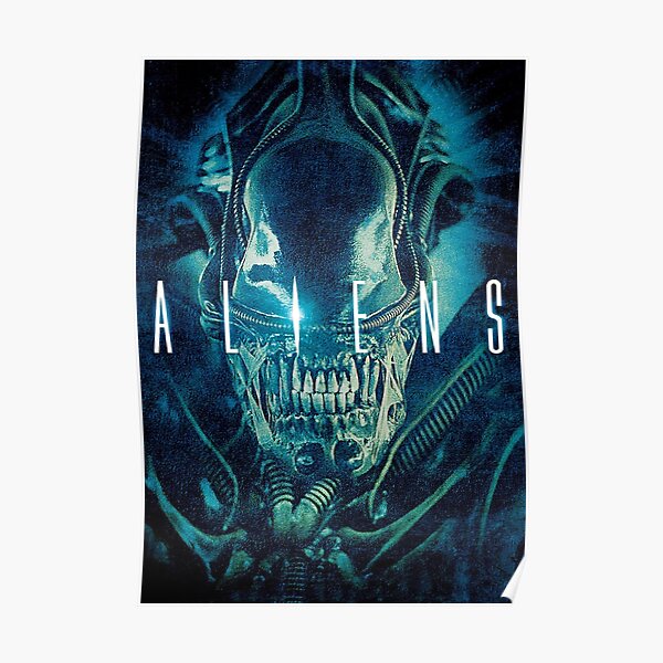 "Aliens (1986)" Poster by AlienFanArt | Redbubble