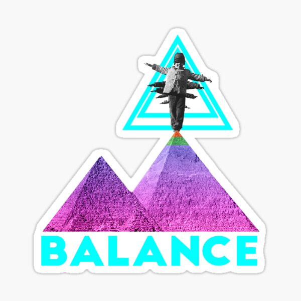 "balance" Sticker for Sale by esop06 | Redbubble