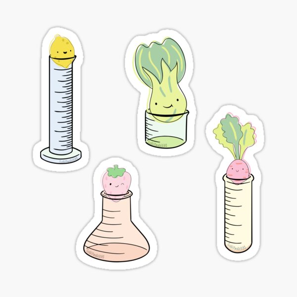 "Cute Lab food Sticker Set" Sticker by LabTech985 | Redbubble
