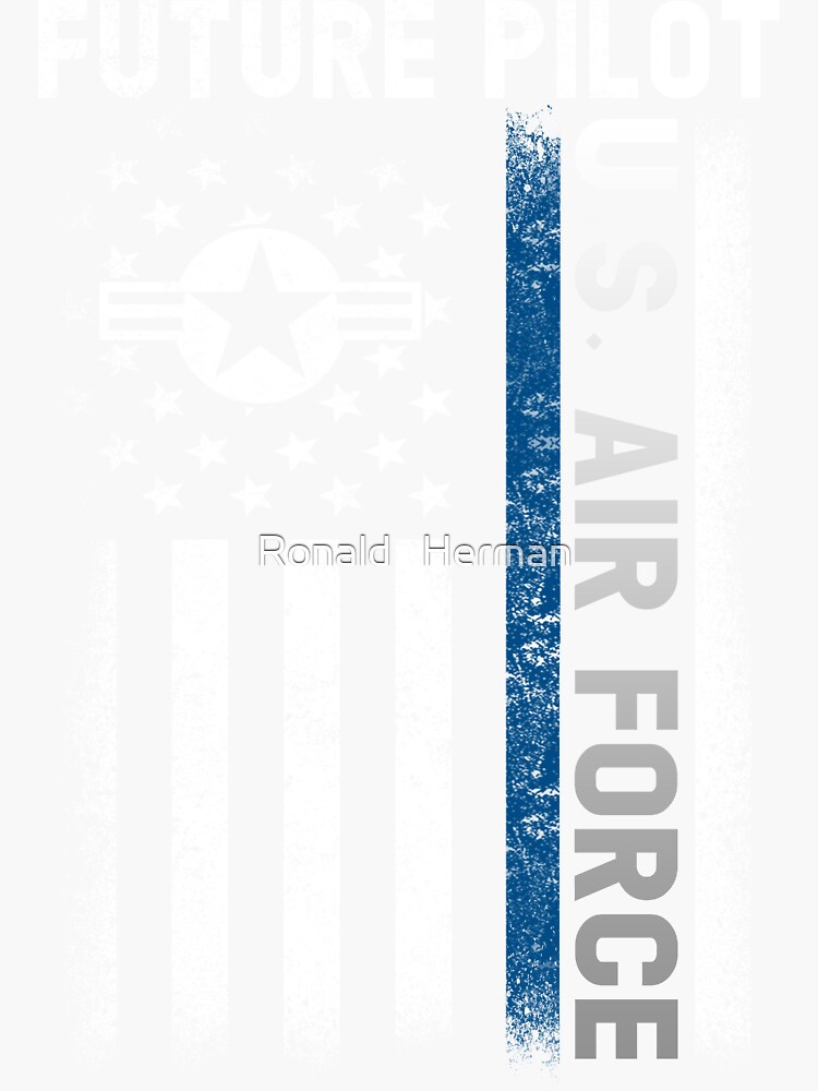 "Us Air Force Future Pilot Vintage" Sticker by FamilyShopGift | Redbubble