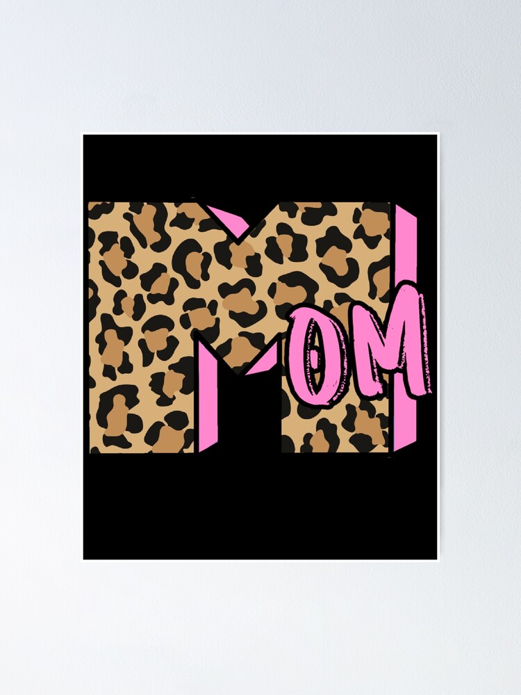 "Mama Cute mom life cheetah print mother mama moms gift son daughter ...