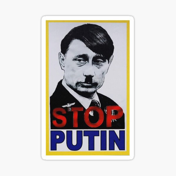 "Vladimir Hitler" Sticker for Sale by Stuffandwhatnot | Redbubble