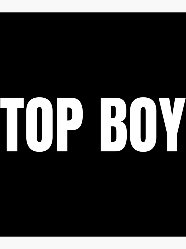 "top boy netflix logo " Poster for Sale by XpressYoursea | Redbubble