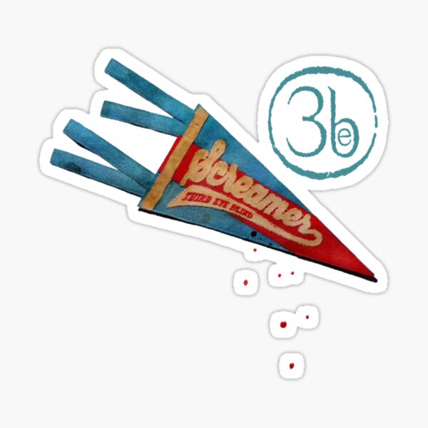 "third eye blind screamer 3eb 2022 masjan " Sticker by ArmadilloATX86 ...