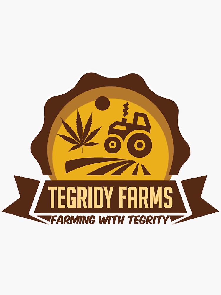 "Tegridy farms logo south park essential t shirt" Sticker by ...