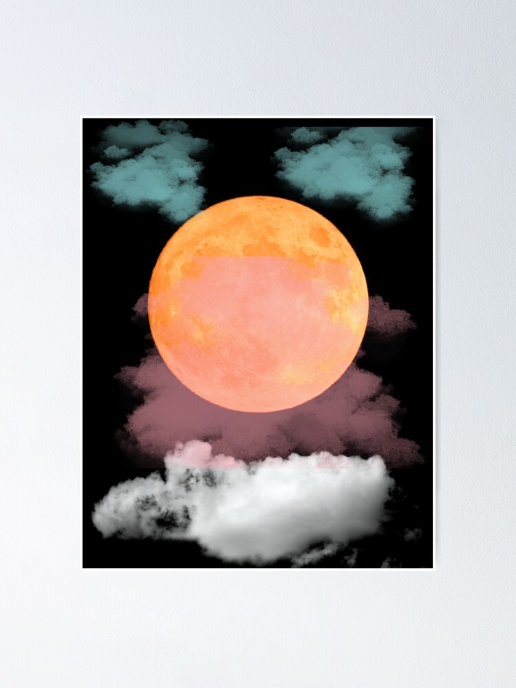 "spring full moon" Poster for Sale by Tienda-Vane | Redbubble