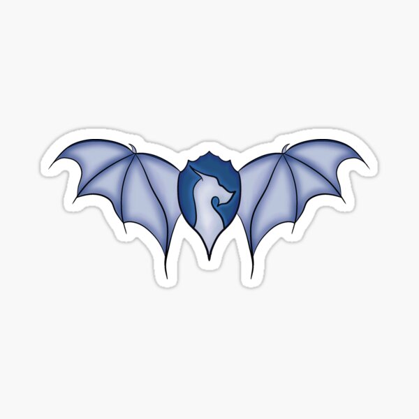 "Bahamut Holy Symbol" Sticker by SapphireNarwhal | Redbubble