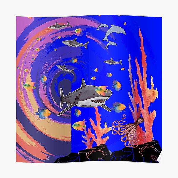 "The fish bowl" Poster for Sale by Monica9961 | Redbubble