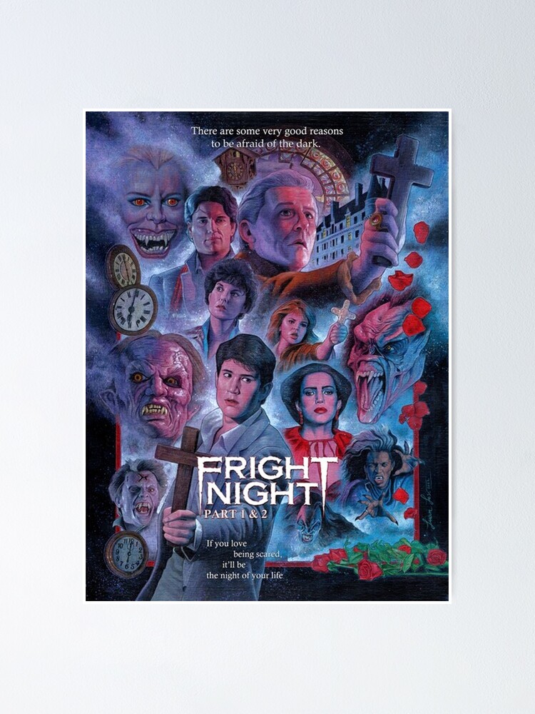 "Fright Night" Poster for Sale by judykimball | Redbubble