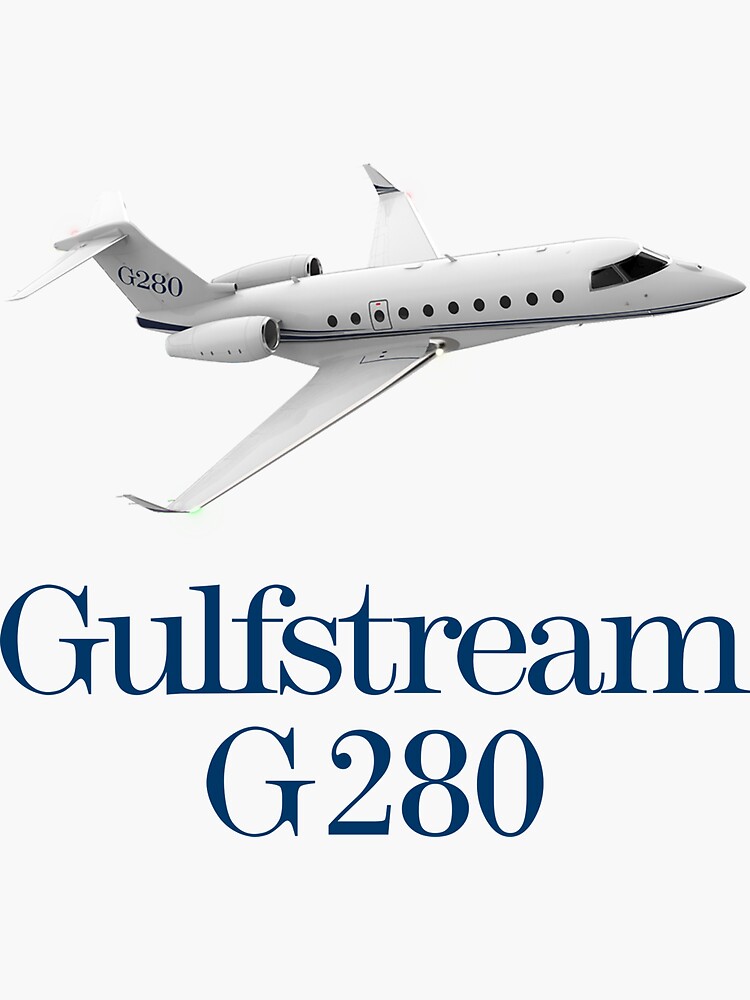 "Gulfstream G280" Sticker by peteroldfield | Redbubble